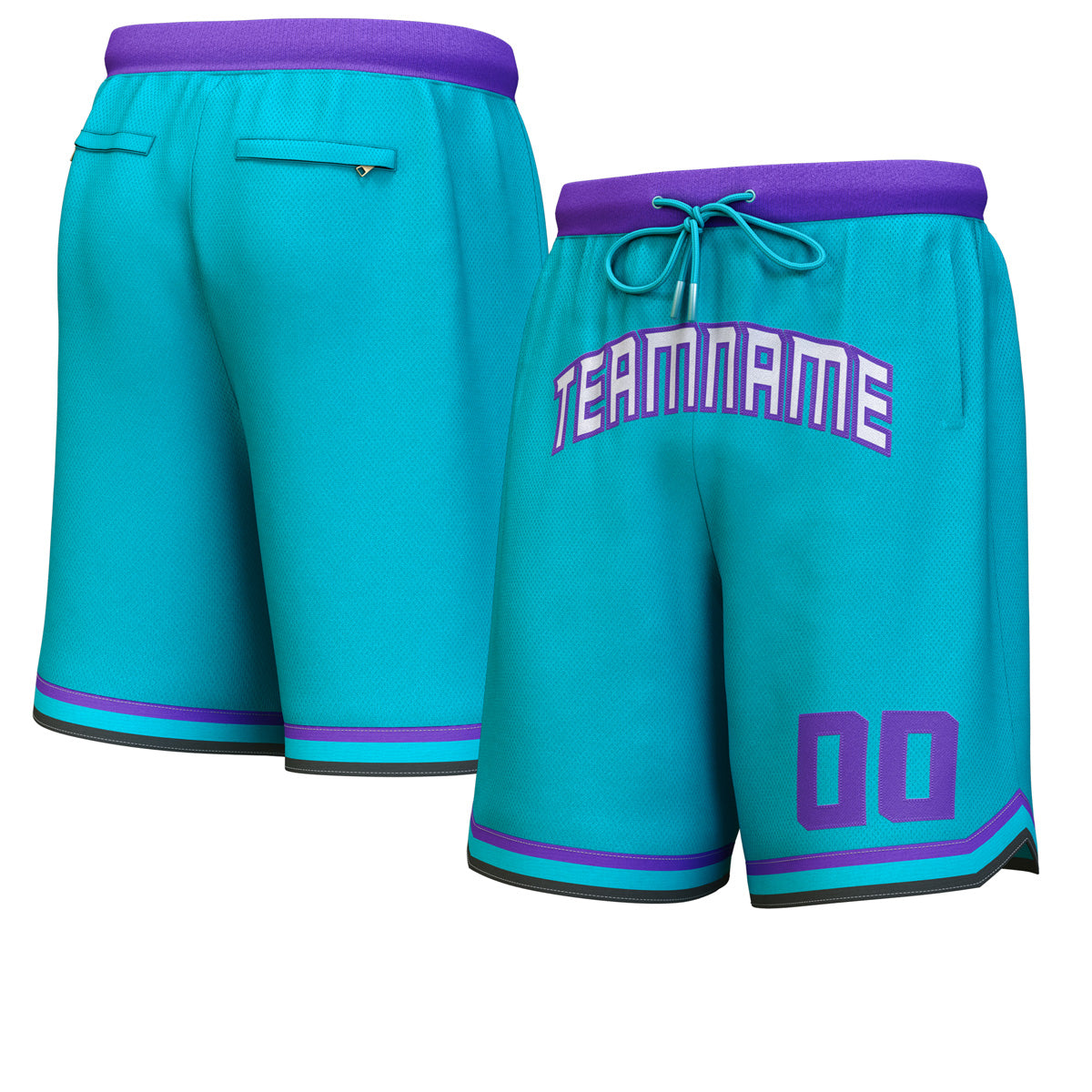 Custom Trending Teal Basketball Shorts for Youth Team - KXKSHOP – KXKSHOPAU