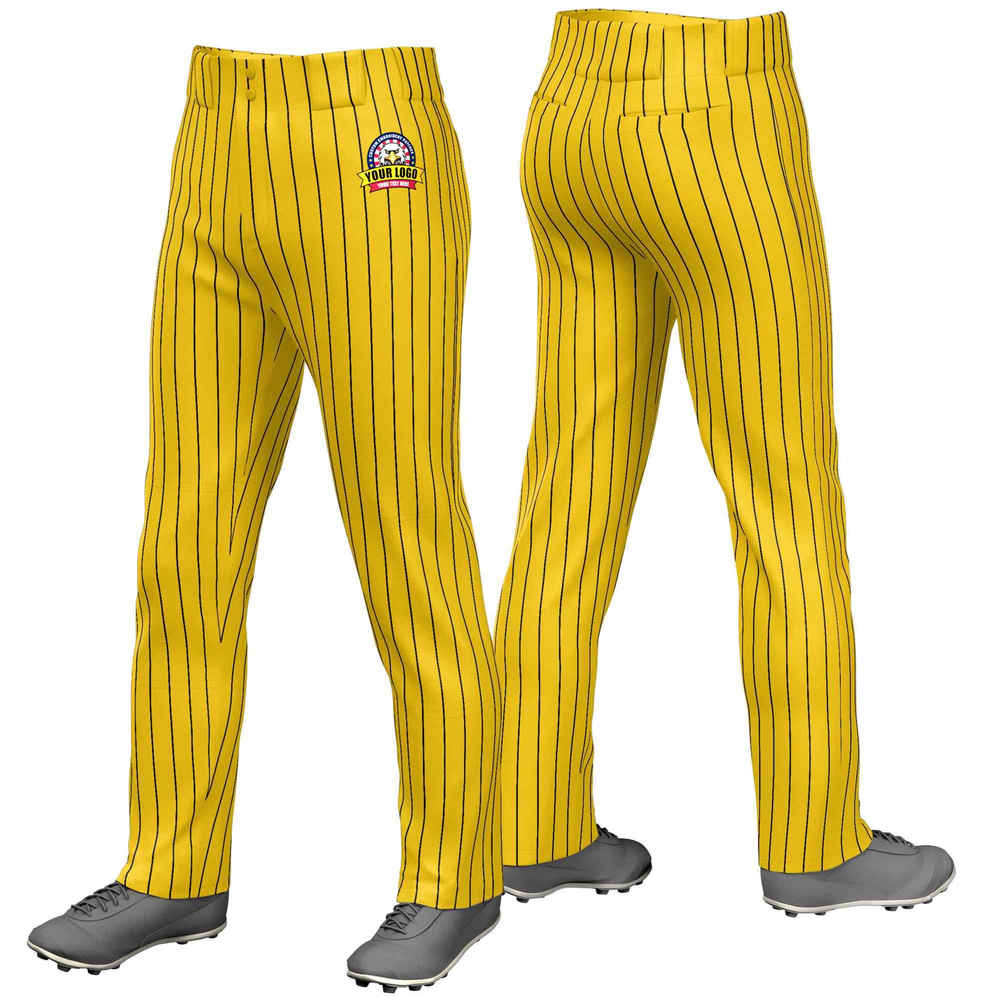 Customize Yellow Baseball Pants | Personalized for Practice - KXKSHOP ...